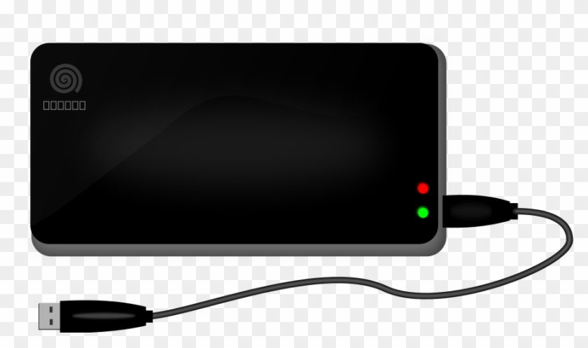 Hard Disk External Usb Hard Drive Clip Art Free Vector - External Hard ...