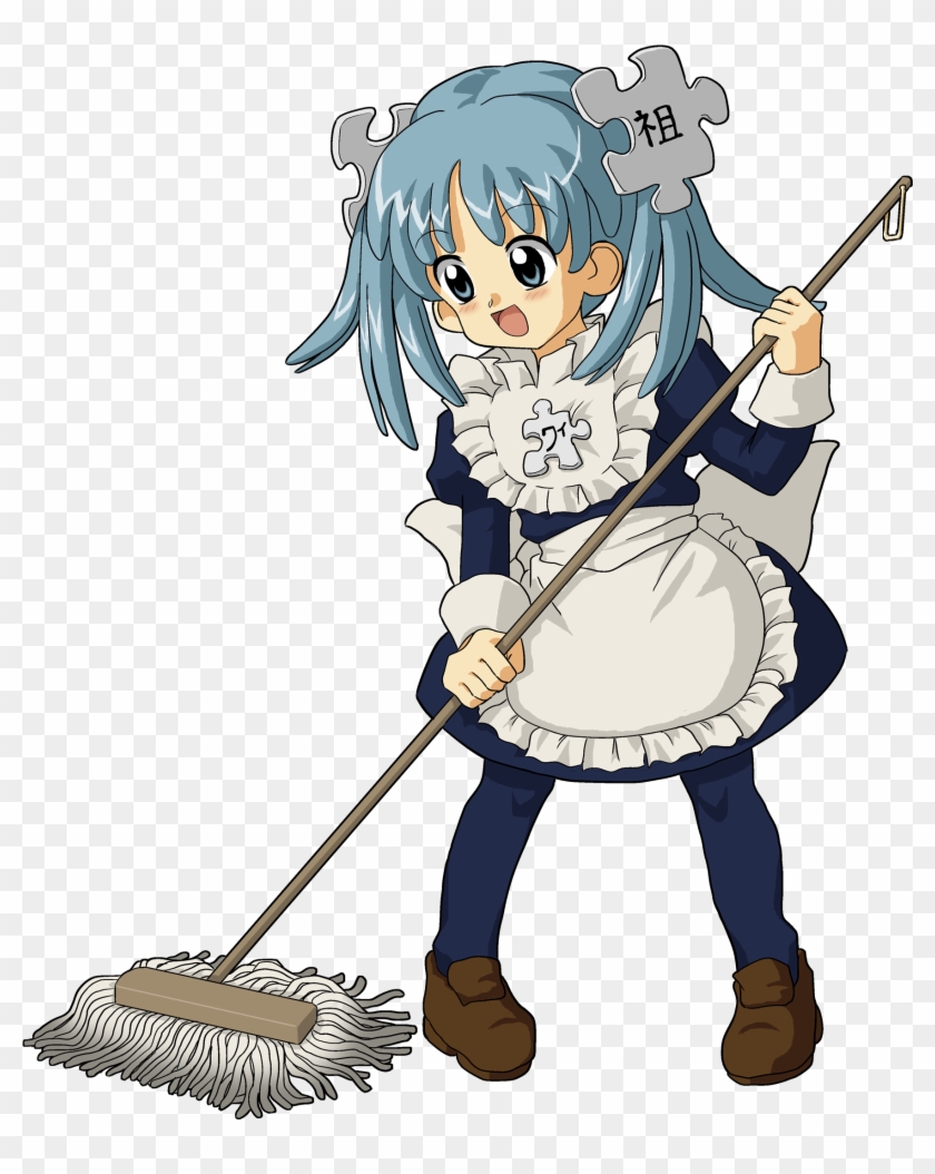 Pin Heograpiya At Kasaysayan - Anime Cleaning Lady - Full Size PNG ...