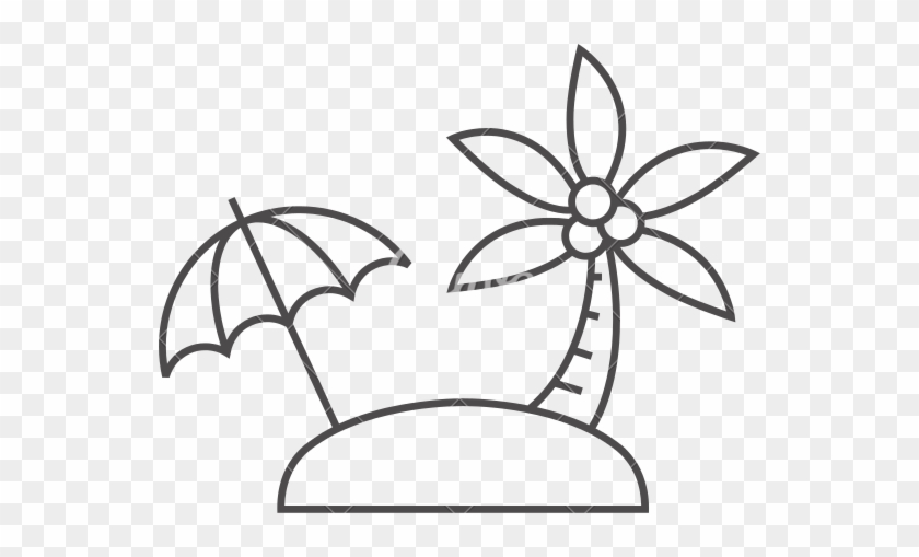 Island Clipart Outline - Outline Of An Island - Full Size PNG Clipart ...