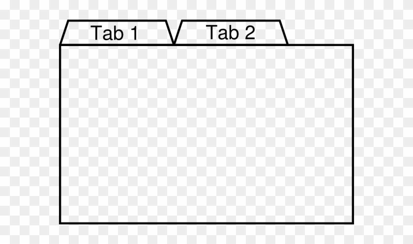 Tab Clipart Black And White - Full Size PNG Clipart Images Download
