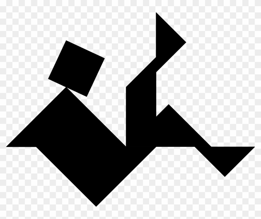 Tangram Puzzle People - Full Size PNG Clipart Images Download