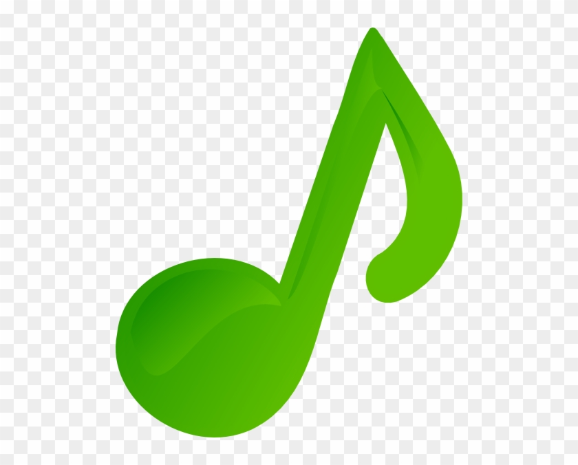 Green Music Notes Clipart - Full Size PNG Clipart Images Download