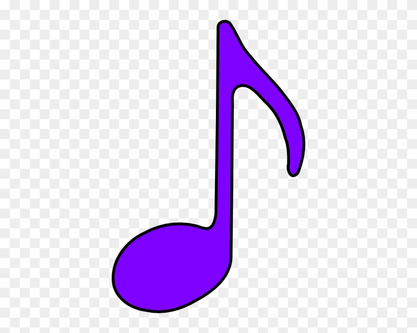 Purple Music Note Png - Full Size PNG Clipart Images Download