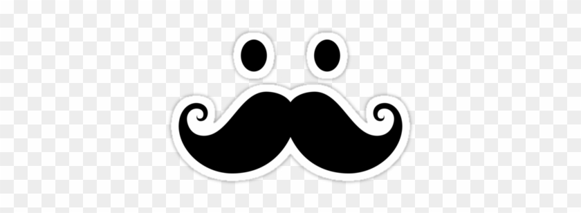 Smiley - Face - With - Mustache - Transparent Face With Mustache - Full ...