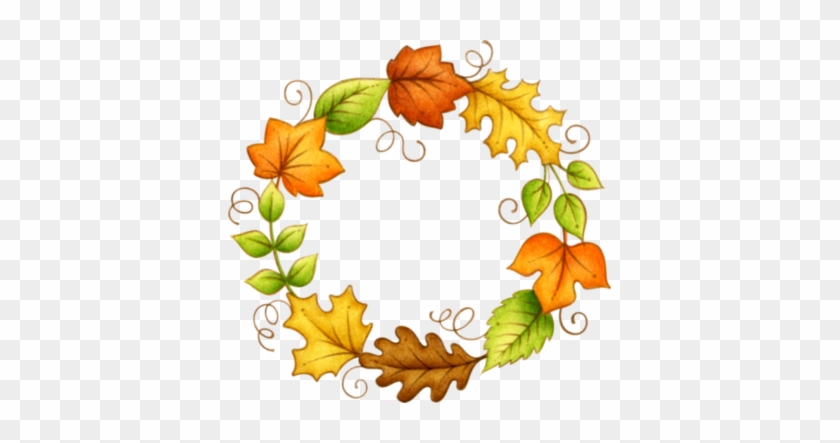 Leaves-circle - Fall Leaves In A Circle - Full Size PNG Clipart Images ...