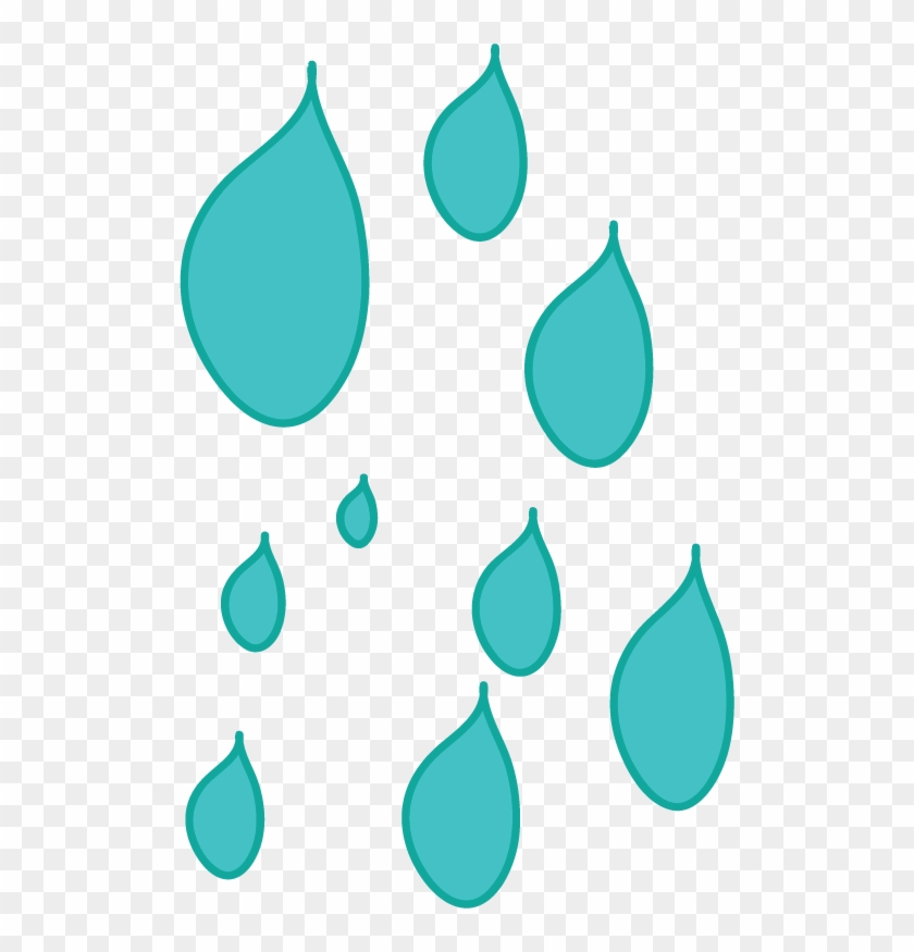 Clip Art Cartoon Raindrop - Rain Drops Cartoon Transparent - Full Size ...
