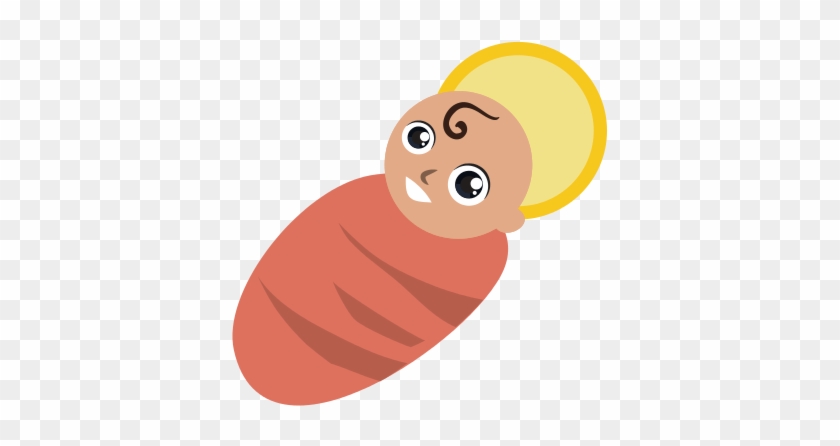Cartoon Baby Jesus - Vector Graphics - Full Size PNG Clipart Images ...