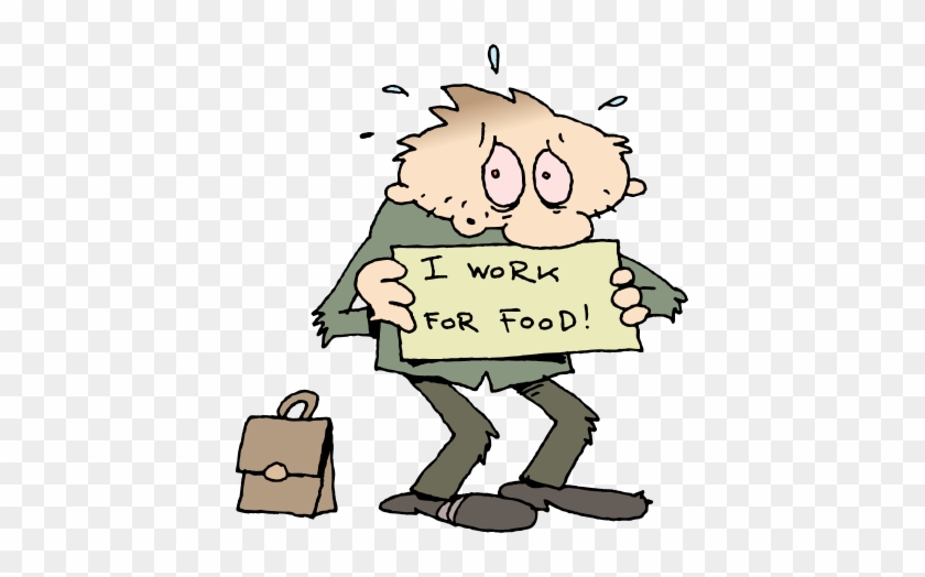 Unemployed - No Job No Food - Full Size PNG Clipart Images Download