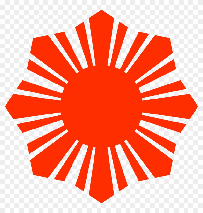 Red Sun Clipart - Sun Of The Philippine Flag - Full Size PNG Clipart ...