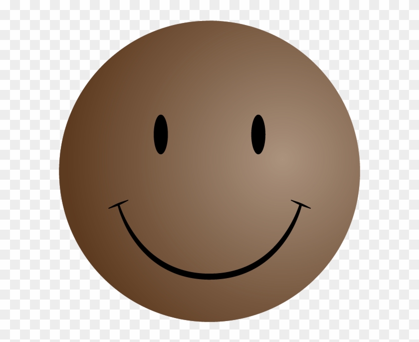 Smiley Face Symbols - Brown Smiley Face Emoji - Full Size PNG Clipart ...