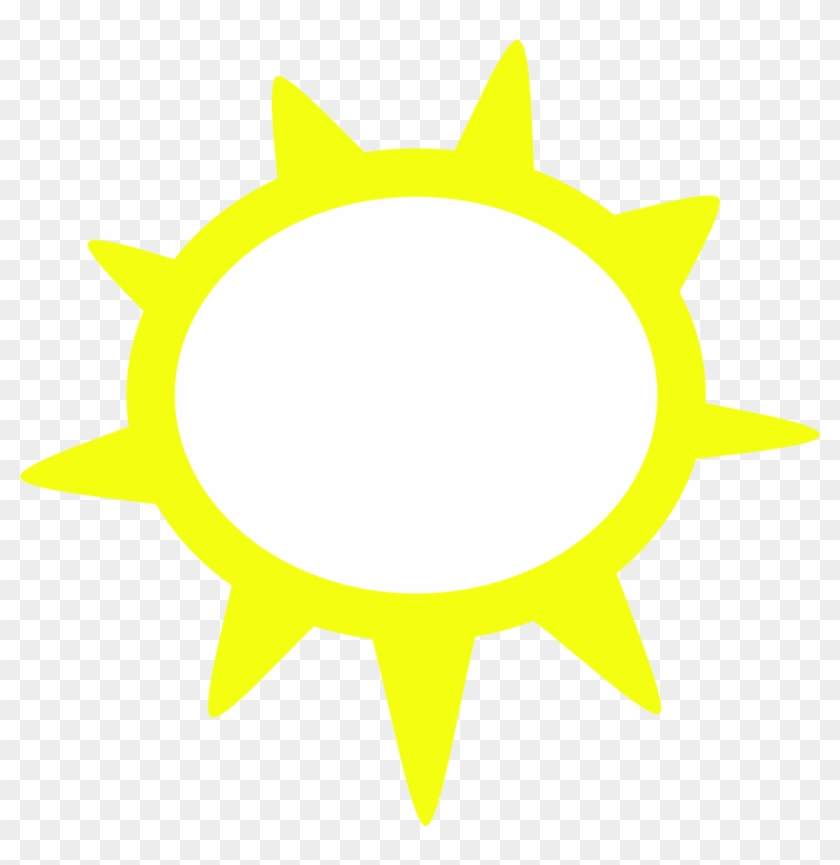 Sunny Weather Symbols Clip Art - Weather Symbols Sun - Full Size PNG ...