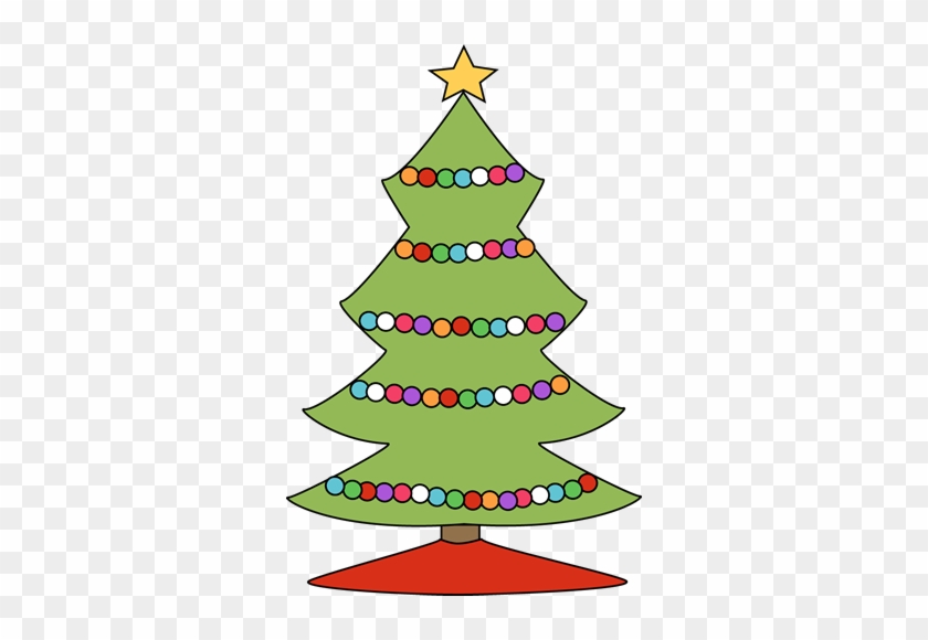 Christmas Tree With Colorful Lights - Christmas Tree With Lights ...