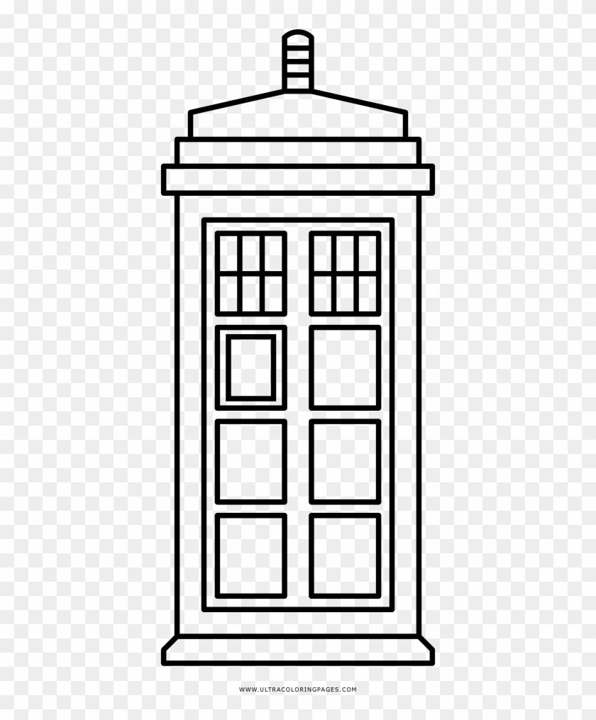 Tardis Coloring Page - Doctor Who Coloring Pages - Full Size PNG ...