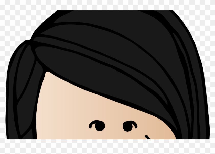 Melonheadz Girl Black Hair - Full Size PNG Clipart Images Download
