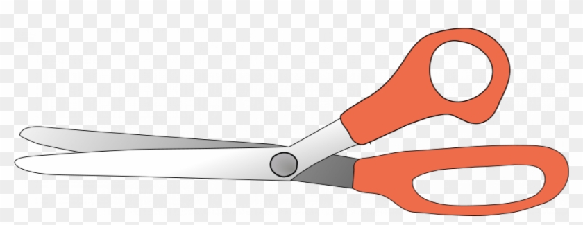 Scissors Slightly Open Vector Graphics - Open And Closed Scissors ...