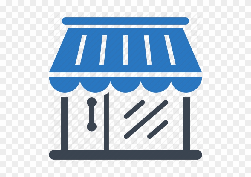 Shop - Blue Store Icon Png - Full Size PNG Clipart Images Download
