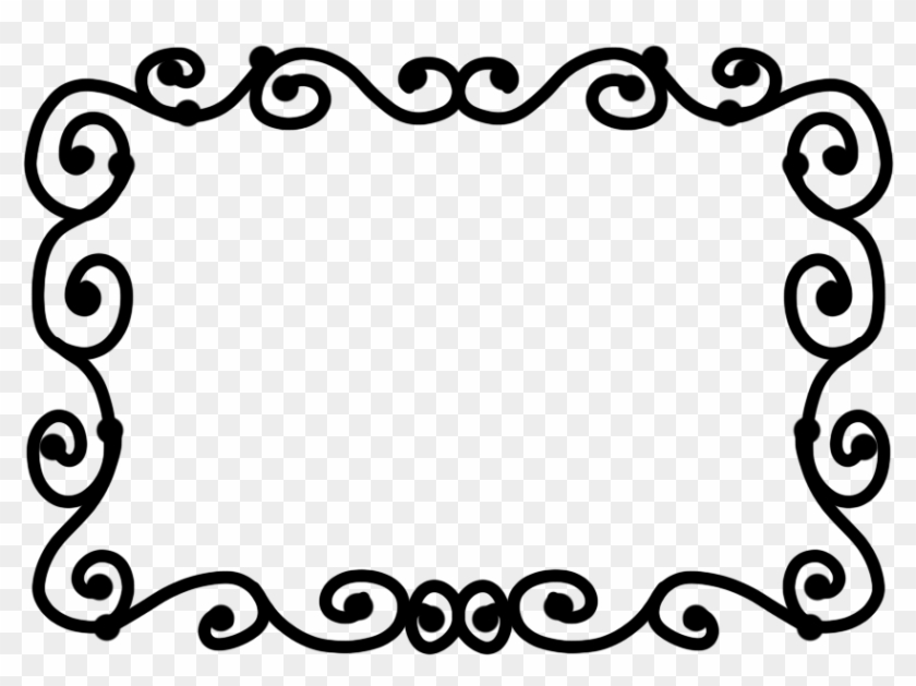 Freebie Frames - Line Drawing Frames - Full Size PNG Clipart Images ...