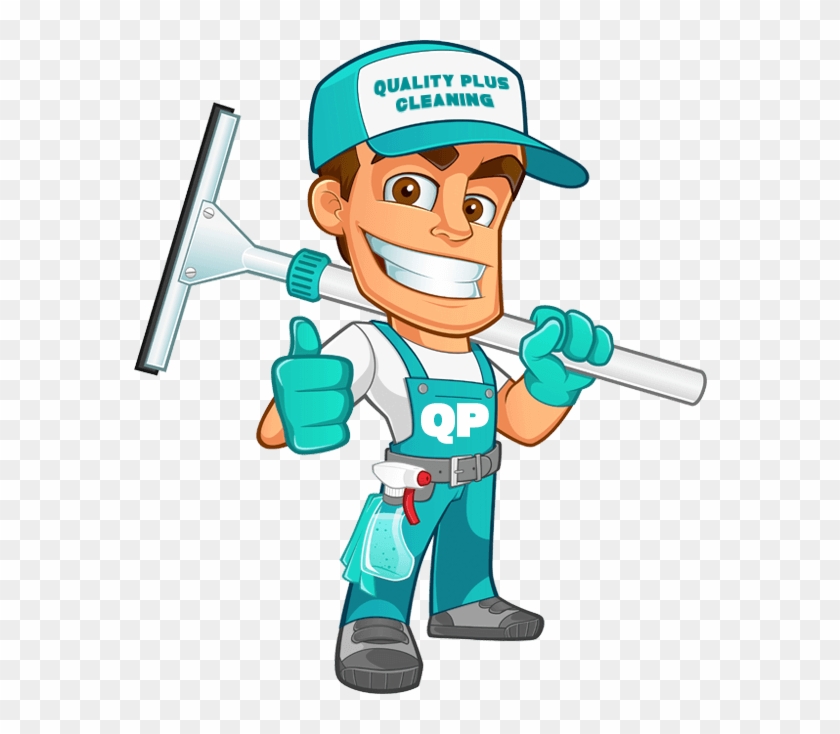 #1 Window Cleaning Call 527-1400 - Window Washer Cartoon - Full Size ...