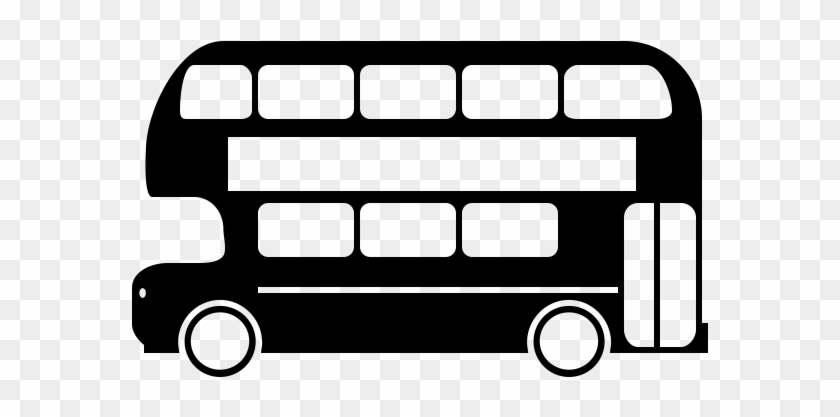 Double Decker Bus Rubber Stamp - Double-decker Bus - Full Size PNG ...
