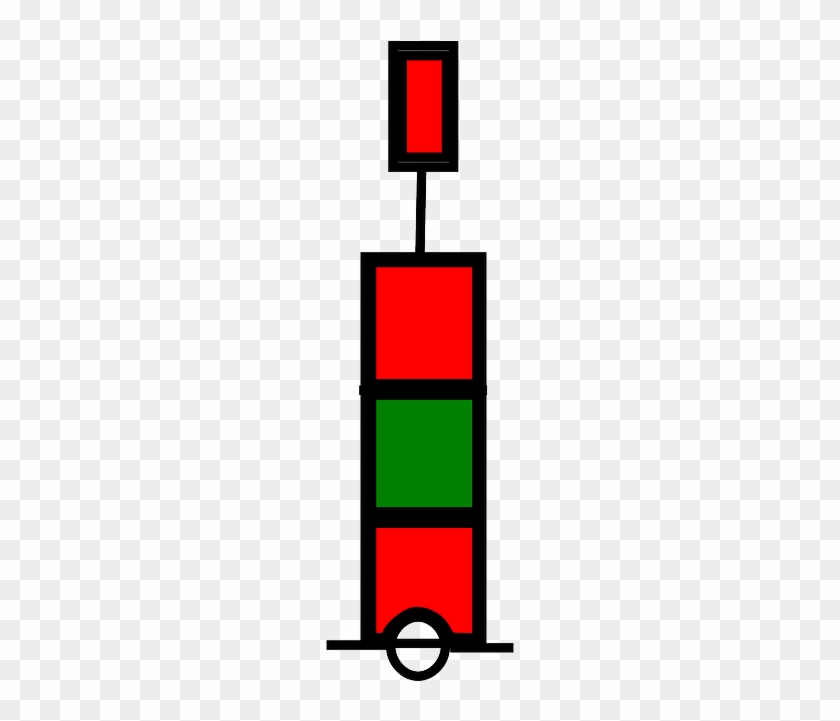 Symbol Beacon, Chart, Red Green Red, Sailing, Sea, - Symbol Beacon ...