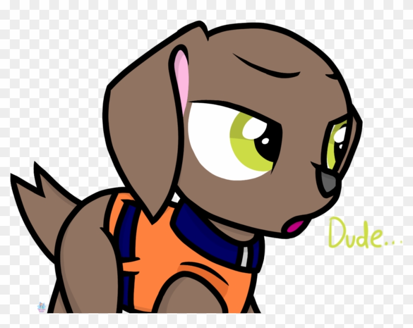 Paw Patrol Zuma By Rainboweevee-da - Paw Patrol Zuma Sad - Full Size ...