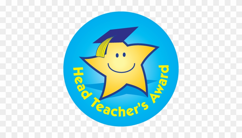 Teacher Awards Stickers Clipart - Star Of The Week Badge - Full Size ...