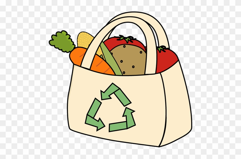 Eco Friendly Grocery Bag Clip Art Eco Friendly Grocery - Shopping Bag ...