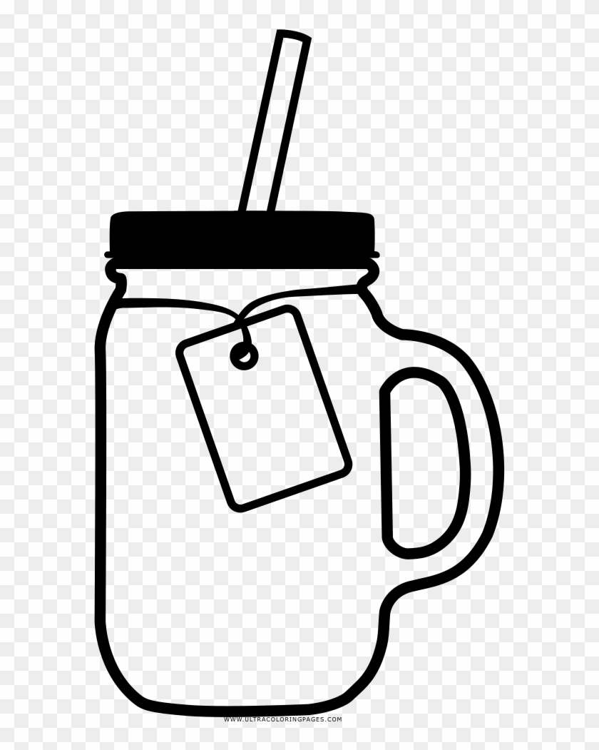 Willpower Mason Jar Coloring Page Ultra Pages - Mason Jar Vector Png ...