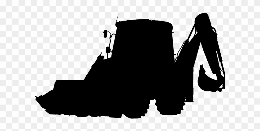 Backhoes - Backhoe Silhouette - Full Size PNG Clipart Images Download