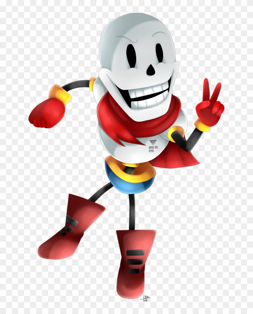 Chibi Papyrus By Shinyhunterf - Papyrus Chibi - Full Size PNG Clipart Images Download