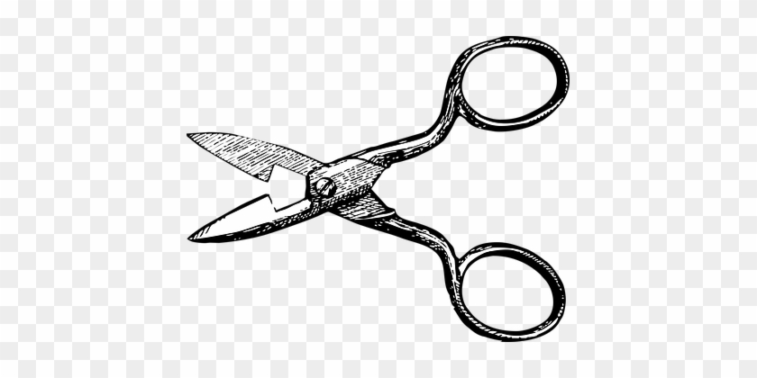 Scissors, Sewing, Buttonhole Scissors - Tijeras Vintage Png - Full Size ...