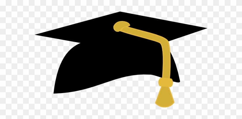 Gold Graduation Cap Clip Art - Full Size PNG Clipart Images Download