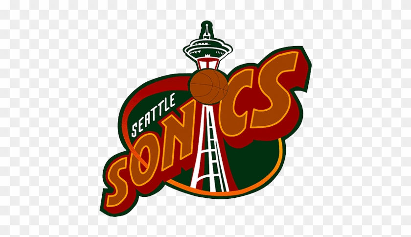 Seattle Sonics Logo - Seattle Supersonics Retro Logo - Full Size PNG ...