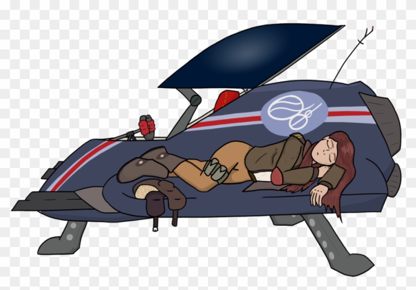 Resting Pilot By Drakeven - Cartoon - Free Transparent PNG Clipart ...