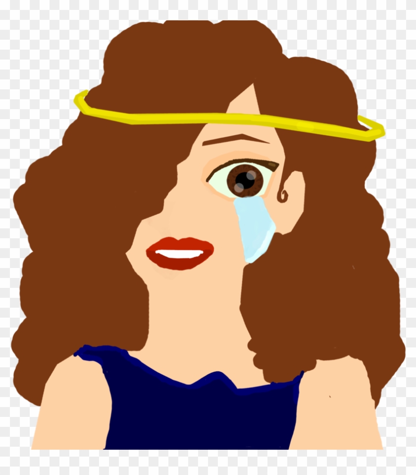 Crying Greek Goddess By Busybeesarahd - Illustration - Full Size PNG ...