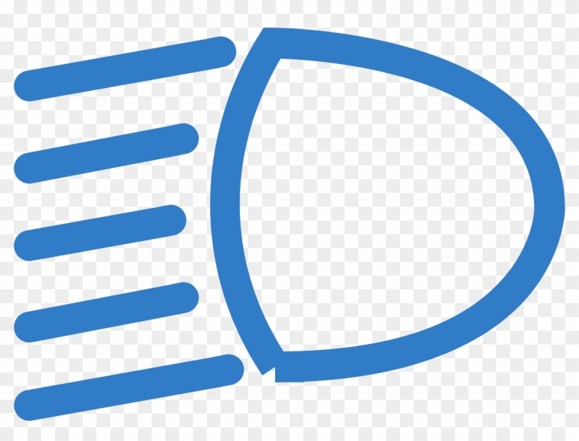 Beam Light - Car Light Icon Png - Full Size PNG Clipart Images Download