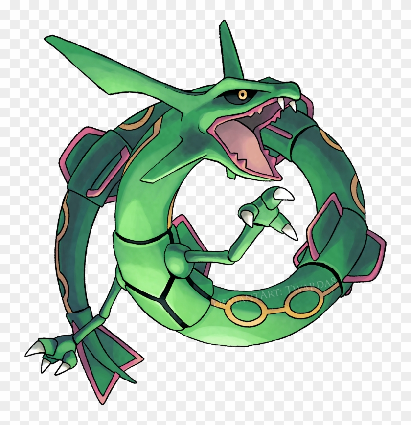 Rayquaza By Twarda8 On Deviantart - Rayquaza Png - Full Size PNG ...