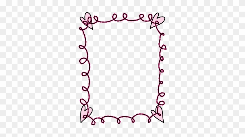 Doodle Heart Frames - Full Size PNG Clipart Images Download