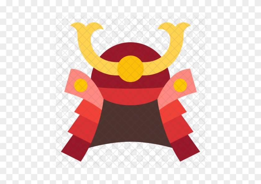 Samurai Helmet Icon - Kabuto Samurai Png - Full Size PNG Clipart Images ...