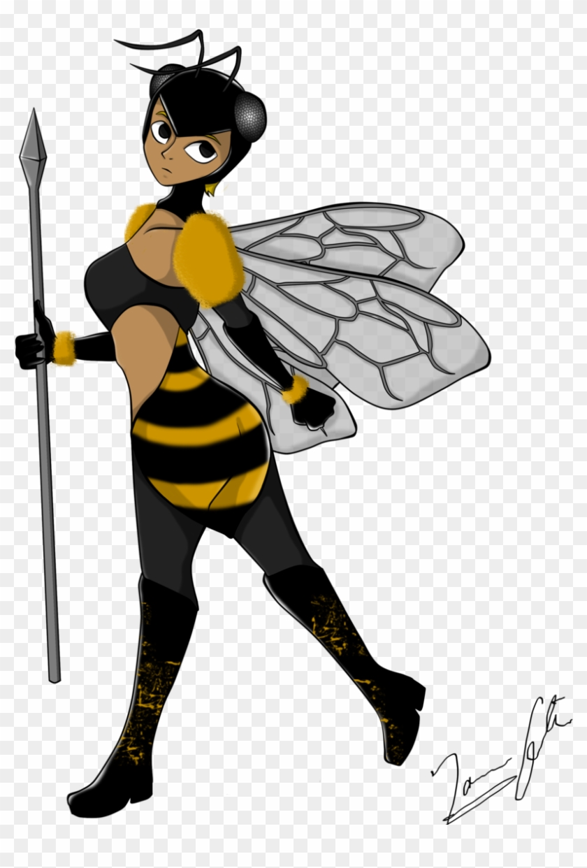 Worker Bee By Kissingcyanide Worker Bee By Kissingcyanide - Cartoon - Full Size PNG Clipart ...