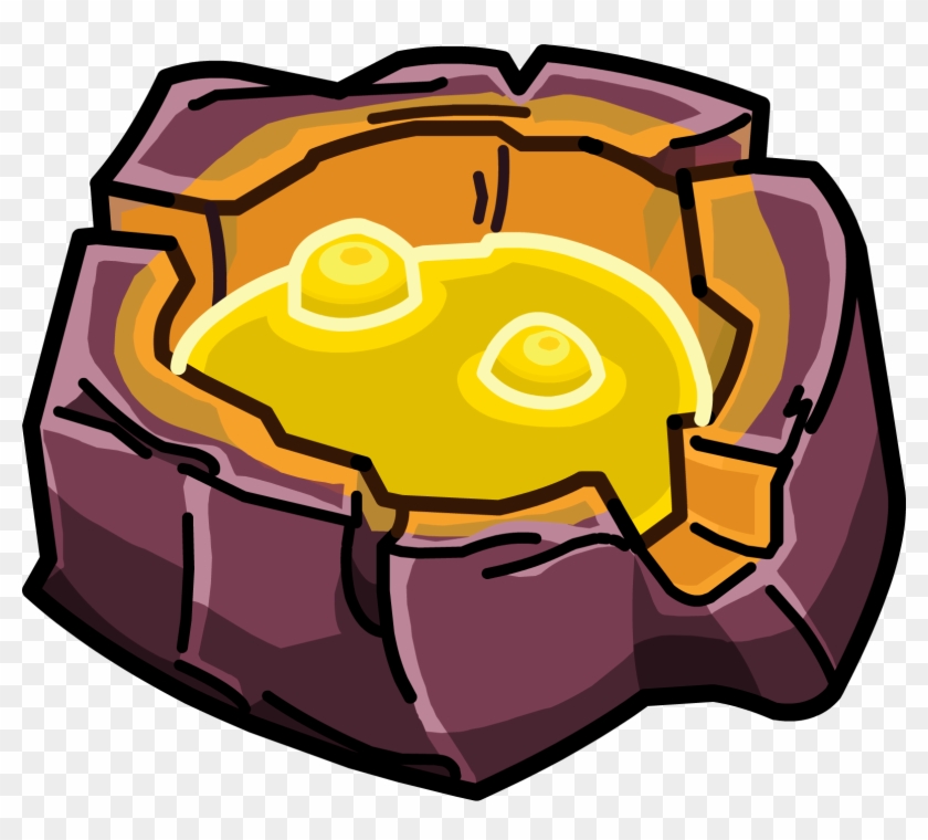 Golden Lava Puddle - Portable Network Graphics - Full Size PNG Clipart ...