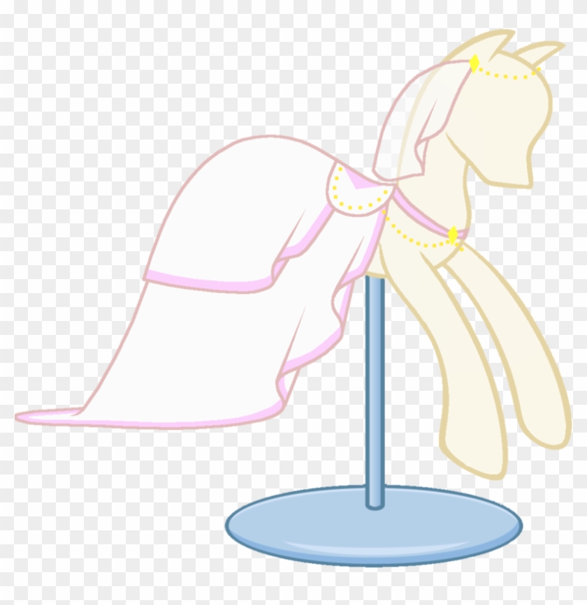 Pink Bride Out Of Stock By Vanillachama - Mlp Wedding Dress Base - Full ...