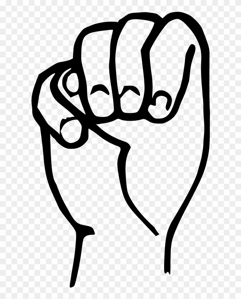 Sign Language M - Sign Language - Full Size PNG Clipart Images Download