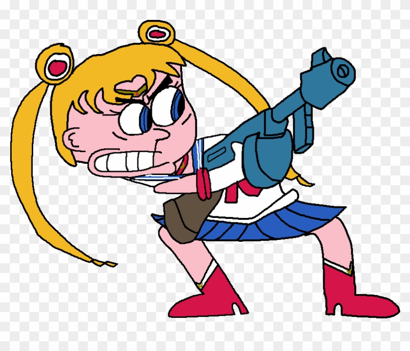 Gunner Sailor Moon By Atarster - Sailor Moon - Full Size PNG Clipart ...
