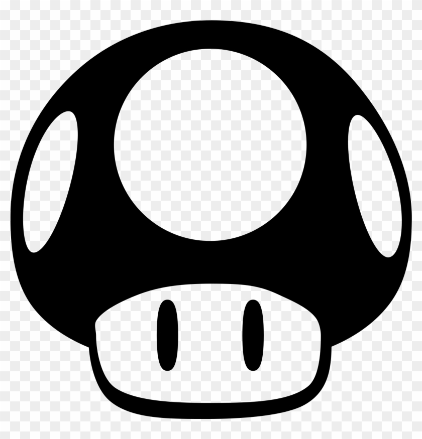 Mario Clipart Black And White - Mario Silhouette - Full Size PNG ...
