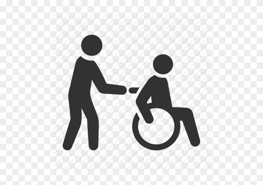 Helping The Disabled - Disability - Full Size PNG Clipart Images Download