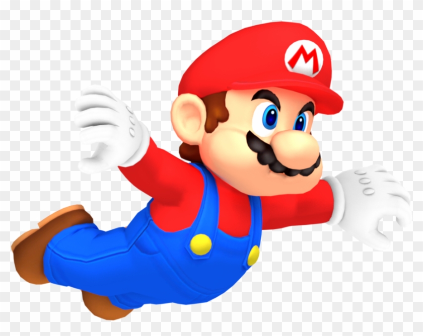 Super Mario 64 Swim Artwork Render Recreation By Nintega-dario - Super ...