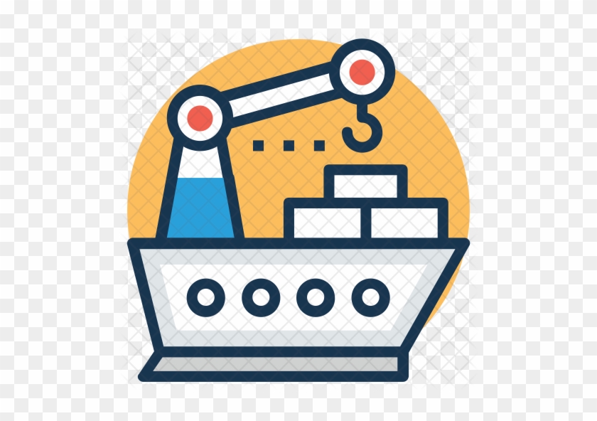 Logistics Ship Icon - Ship - Full Size PNG Clipart Images Download