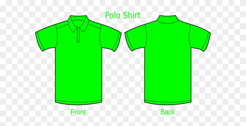 How To Set Use Polo Shirt Green Svg Vector - Polo Shirt Front And Back ...