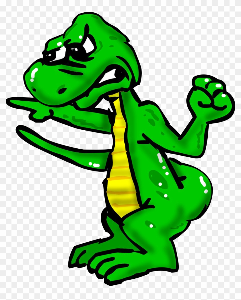 Angry Lizard - Angry Lizard Cartoon - Full Size PNG Clipart Images Download
